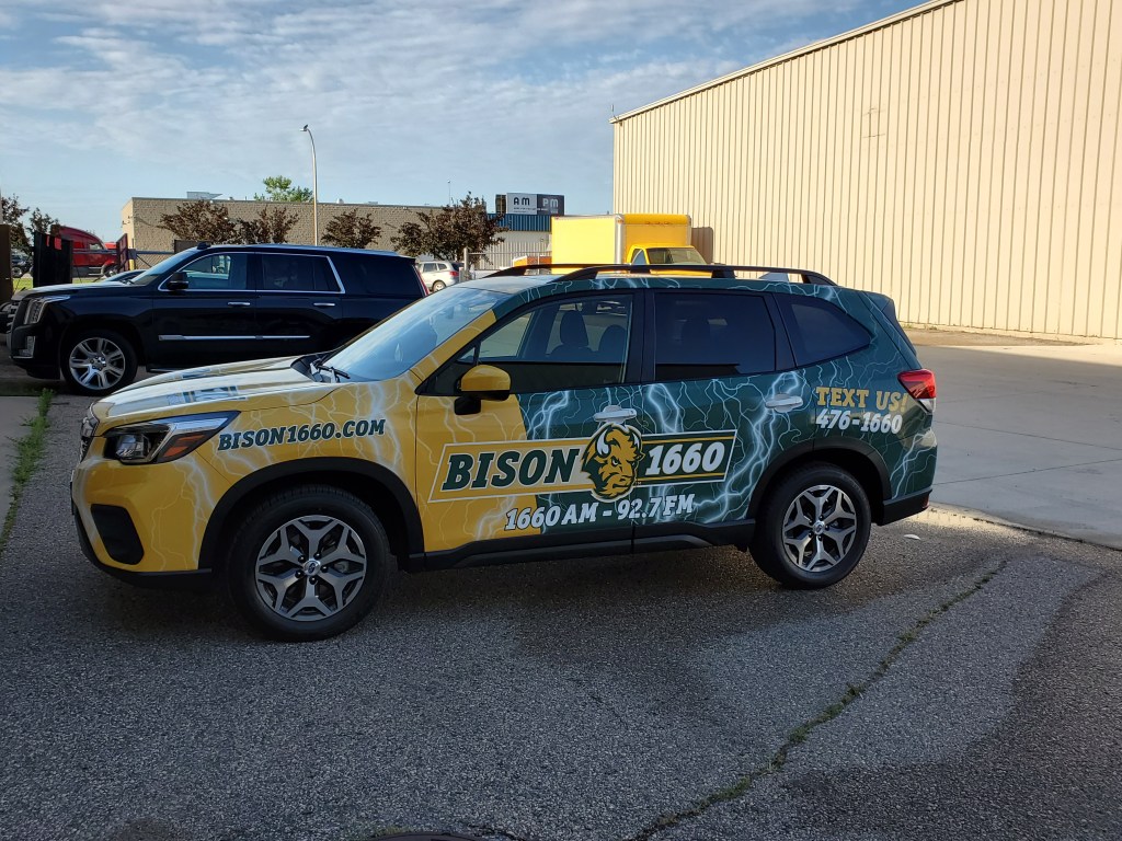 Bison 1660 – Full Vehicle Wrap – Hofer Signs